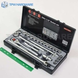 ชุดลูกบ็อกซ์ 1/2" 6เหลี่ยม 24ชิ้น Force-4245B - TPW Hardware ...